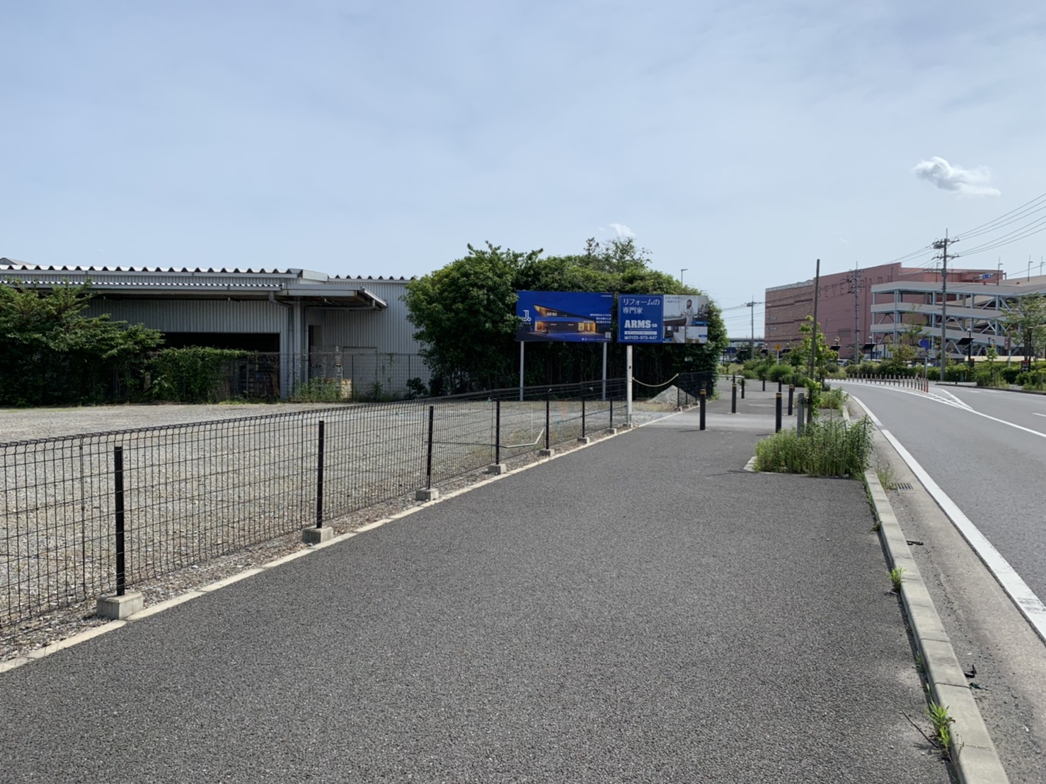 柏市若白毛かしわ沼南住宅公園交差点 千葉船橋市の野立看板屋外看板株式会社アイル